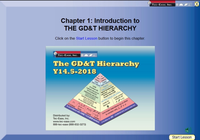 GD&T Training Software | Learn GD&T | Y14.5-2018 Class